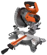 BLACK+DECKER Nářadí - Pokosová pila 216 mm, 1500 W, s pojezdem BES701-QS