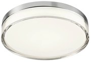 Redo 01-3728 - LED Stropní svítidlo FRISBI LED/18W/230V 3000/4000K IP44 chrom