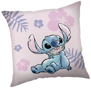 Fleecový dětský polštářek 40x40 cm Lilo a Stitch "Pink" – Jerry Fabrics