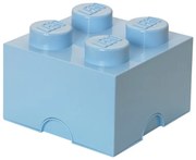 Světle modrý úložný box čtverec LEGO®