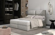 Eltap Čalouněná postel Amber s úložným prostorem Materiál a barva potahu: Berlin 01 - šedá, Rozměr: 140x200
