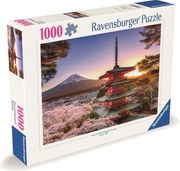 Puzzle ravensburger 120005827 rozkvetlé třešně v japonsku
