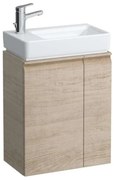Laufen Pro S - Umyvadlová skříňka s dvířky a boční policí vpravo, 47x28x61 cm, světlý dub H4830010954791