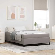 Postel s boxspringem Taupe 140 x 200 cm textil 3398868