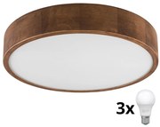 Brilagi - LED Stropní svítidlo CARVALHO 3xE27/60W/230V dub třešeň pr. 47 cm