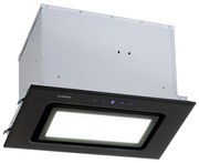 Klarstein Hektor Brilliant Edition, digestoř, 52 cm, vestavná, 506 m³/h, dotykové ovládání, sklo, černá