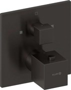 Kludi Decus - Termostatická baterie pod omítku, pro 2 spotřebiče, broušený Gunmetal 54810N275