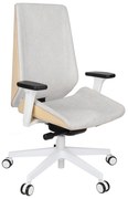 Kancelářské křeslo Moon Wood White