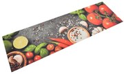 Kuchyňský koberec omyvatelný Zelenina 45 x 150 cm samet 136537