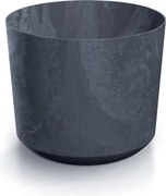 PRO Květináč TUBO BETON EFFECT 29,2cm antracit