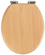 WC sedátko a snadným zavíráním Wenko Beech Nature, 43 x 37 cm