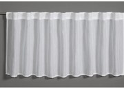 Bílá záclona 45x140 cm Jacquard-Voile - Gardinia