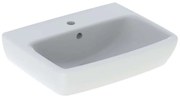 Geberit Selnova Square - Umývátko 45x35 cm, s přepadem, otvor pro baterii, bílá 500.322.01.7