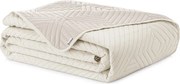 Krémový prošívaný přehoz z mikrovlákna 240x260 cm Softa – Restilo