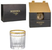 BOHEMIA PRESTIGE DORATO SKLENICE NA WHISKY 360ML SADA 6 KS