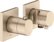 Keuco Edition 11 - Termostatická baterie pod omítku, pro 2 spotřebiče, kartáčovaný bronz 51153031222