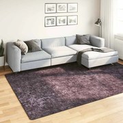 Koberec pratelný 190 x 300 cm antracitový 337956