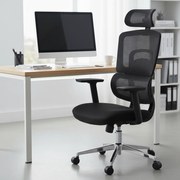 Kancelářská ergonomická židle Neoseat GARY — černá, nosnost 150 kg