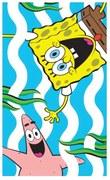 Carbotex Dětský ručník Sponge Bob Zábava v moři 30x50 cm