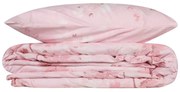 Růžové povlečení na jednolůžko z bavlny Renforcé 140x200 cm Elena – Mijolnir