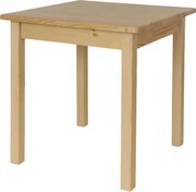Dede Stůl z masivu borovice 70x70 cm