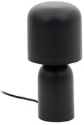 Černá stolní lampa s kovovým stínidlem (výška 28 cm) Monze – Kave Home