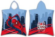 Jerry Fabrics Plážová osuška pončo Spider-man Super hero 50x115 cm