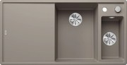 Blanco Axia III 6 - Silgranitový dřez, 100x51 cm, s ovládáním odtoku a s příslušenstvím, tartufo 523469