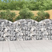 Klenutý gabionový koš 150 x 30 x 100/120 cm pozinkované železo 153445