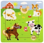 BABU - Puzzle zvířátka z farmy