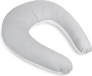 Bellatex Kojicí polštář s povlakem na zip po obvodu 180 cm Kostička šedá, bílá