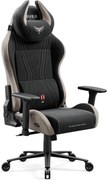 Herní křeslo z látky Normal Size, černý-béžový: Diablo X-Horn 2.0 Camel Black