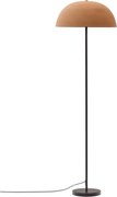 Stojací lampa v terakotové barvě s kovovým stínidlem (výška 140 cm) Nibla – Kave Home