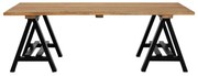 Konferenční stolek s deskou z borovicového dřeva v přírodní barvě 80x140 cm Hampstead – Premier Housewares