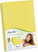 Bellatex Prostěradlo jersey Žlutá 90x200 cm