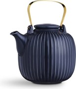Tmavě modrá porcelánová čajová konvice Kähler Design Hammershoi, 1,2 l