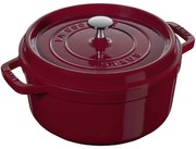 Staub Litinový hrnec s poklicí Cocotte, 24 cm / 3,8 l, bordó 1003576