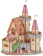 Woodcraft Dřevěné 3D puzzle Hrad na pláži