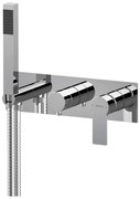 Sapho Pax - Baterie pod omítku, pro 2 spotřebiče, s příslušenstvím, chrom XA52