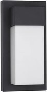 NV 9060202 Venkovní nástěnné svítidlo LETO černý hliník akrylový difuzor LED 18W 3000K 220-240V 120st. IP65 - NOVA LUCE