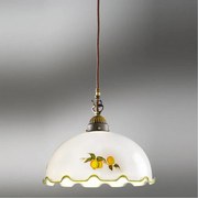 Kolarz 731.30.116 - Lustr na lanku NONNA 1xE27/75W/230V pr. 20 cm citrony