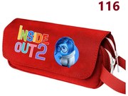 Dětský školní penál V hlavě 2 (Inside Out 2) Barva: červená 116