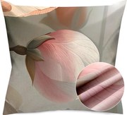SATÉNOVÝ POVLAK NA POLŠTÁŘ SATYNLOVE PREMIUM 40X40 CM KVĚTY