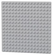 L-W Toys Oboustranná deska 16x16 světle šedá