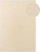 Béžový ručně tkaný vlněný koberec 140x200 cm Puristic Knots – Elle Decoration