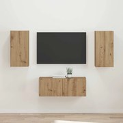 Sestava TV skříněk 2 ks Artisanový dub Kompozitní dřevo 3408969