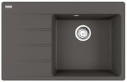 Franke Centro - Fragranitový dřez CNG 611-78 TL/7, 78x50 cm, šedá břidlice 114.0713.950