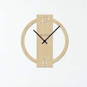 dřevo života Dřevěné nástěnné hodiny DESIGN Zvolte barvu dekoru: Javor, Velikost hodin: 35x35