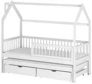 Legno Dětská rozkládací postel Pipa bílá Rozměr (cm): 80x160