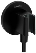Hansgrohe Fixfit - Sprchové kolínko s držákem, matná černá 26888670